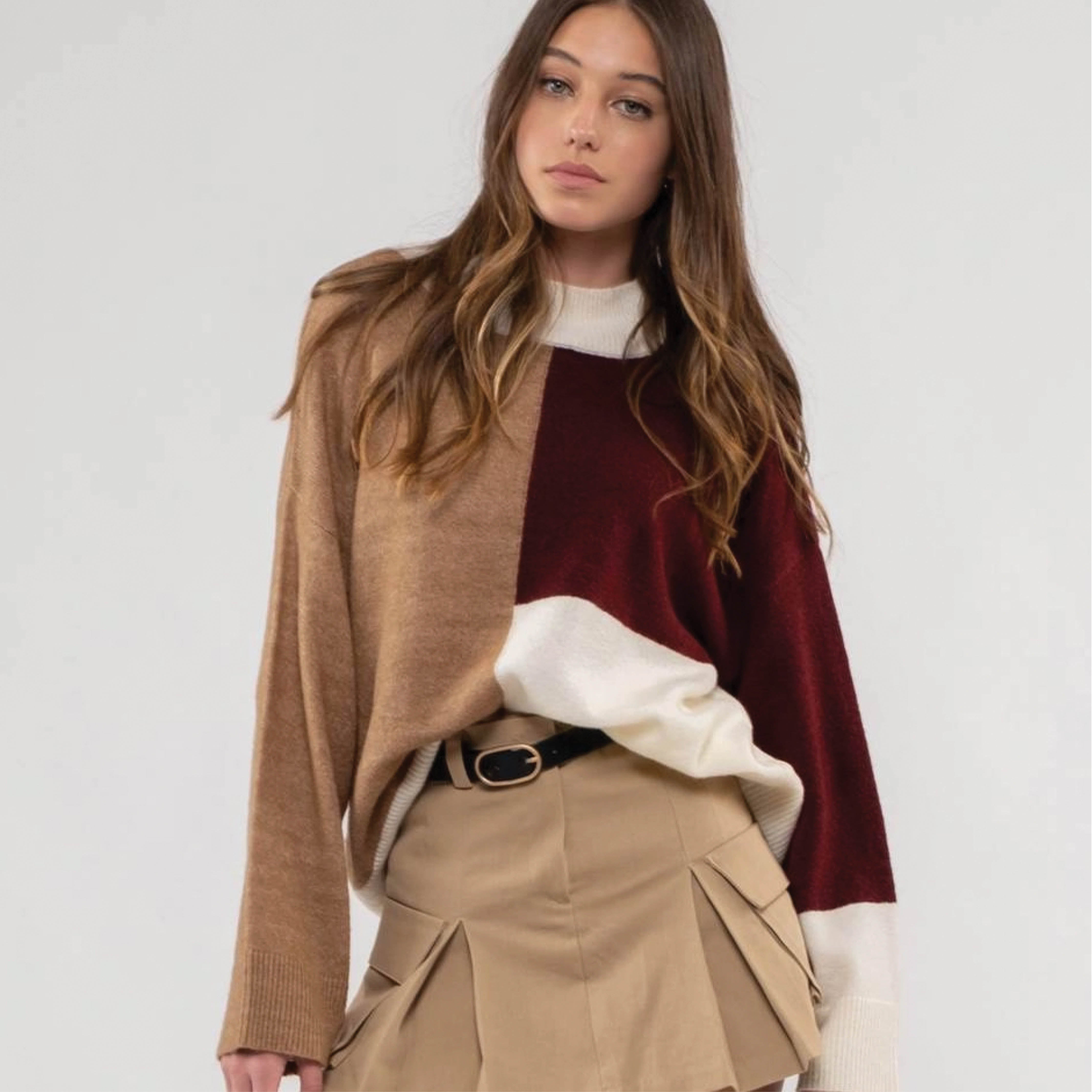 Dutton Multi Color Sweater – The Anchored Collective